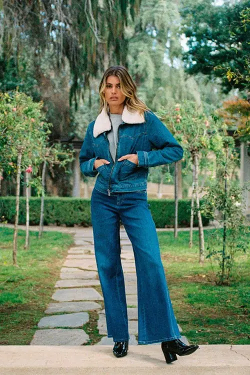 DEAR JOHN Celeste High Waist Wide Leg Jeans