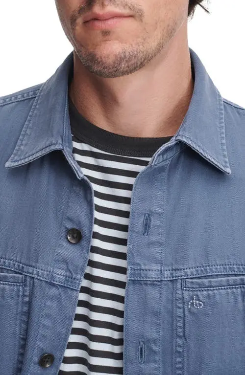 Rag & Bone Overdyed Denim Workwear Shirt