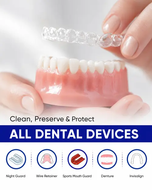MYSMILE Retainer And Dental Appliance Cleaning Tablets