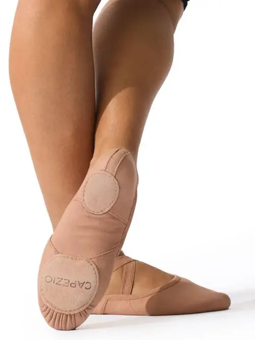 CAPEZIO Hanami Canvas Ballet Shoe - Beige