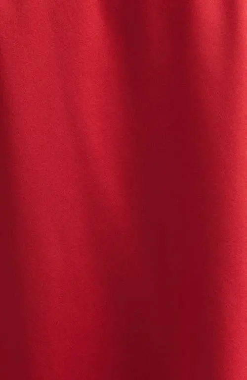 Sportmax Asymmetric Silk Satin Top