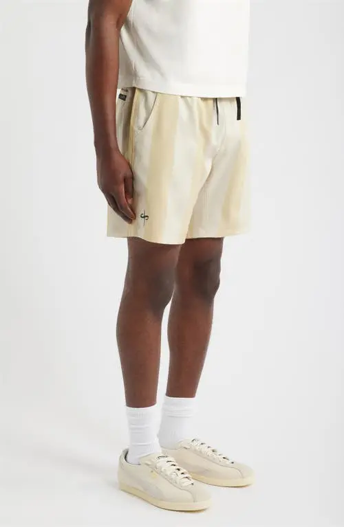 SANTO STUDIO Striped Tech Shorts