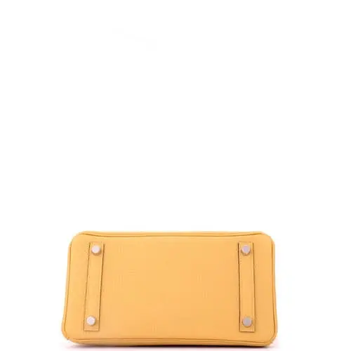 Hermès Birkin Handbag Togo With Palladium Hardware 25 - Yellow
