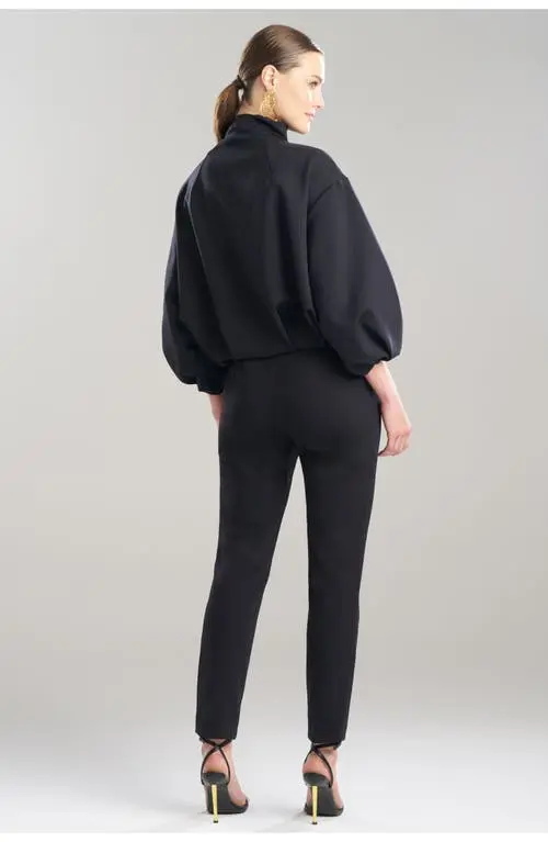 Natori Techno Crepe Bomber Jacket