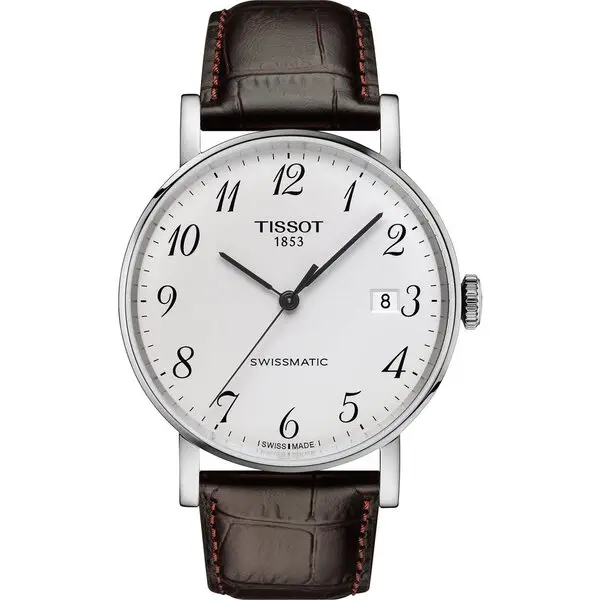 TISSOT Everytime Swissmatic Leather Strap Watch