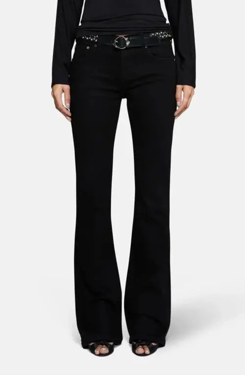 EB DENIM Maria Slim Bootcut Jeans - Noir