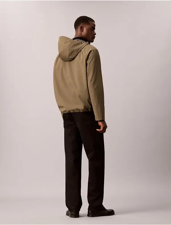 Calvin Klein Tech Shell Hooded Jacket - Olive Night
