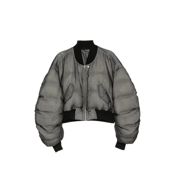 Rick Owens Grey Bomber Jacket