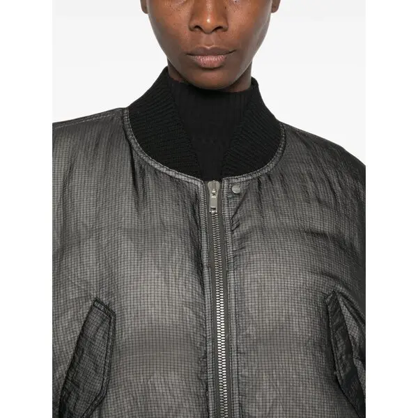 Rick Owens Grey Bomber Jacket