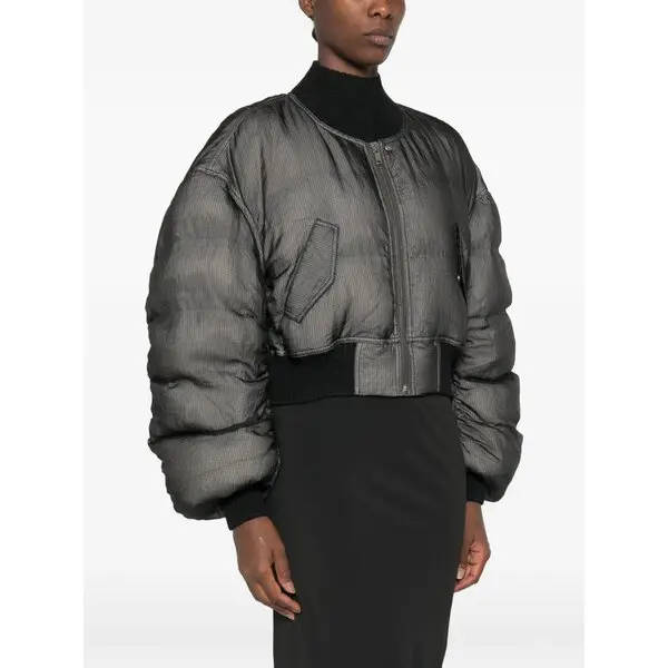 Rick Owens Grey Bomber Jacket