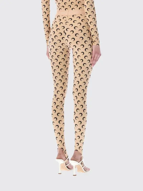 MARINE SERRE Pants - Brown