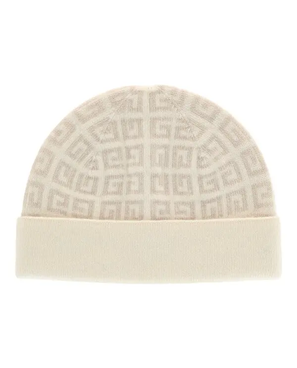 Givenchy Knit Double Face Beanie - White
