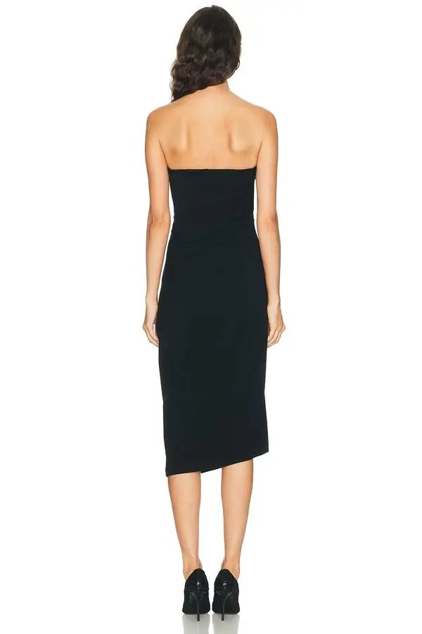 Magda Butrym Strapless Bustier Dress