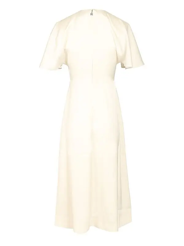 ROTATE BY BIRGER CHRISTENSEN Shiny Satin Midi Dress