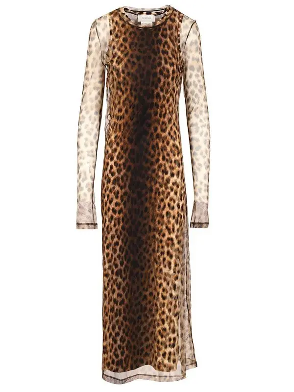 Sportmax Fitted Animal Print Dress - Multicolor