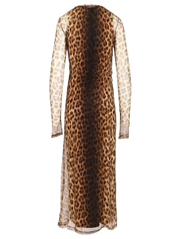 Sportmax Fitted Animal Print Dress - Multicolor