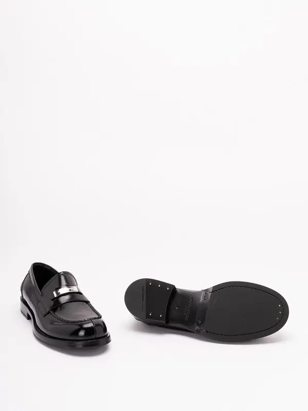 Dolce & Gabbana Brushed Leather Loafers
