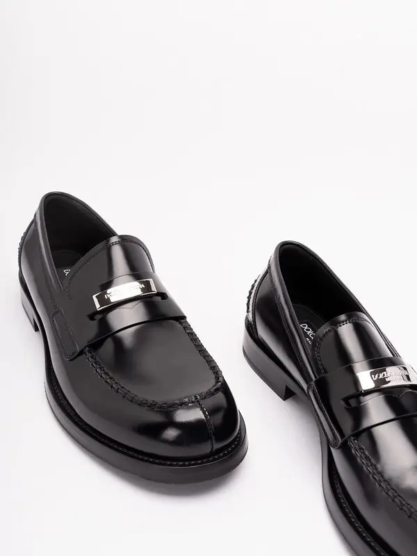 Dolce & Gabbana Brushed Leather Loafers