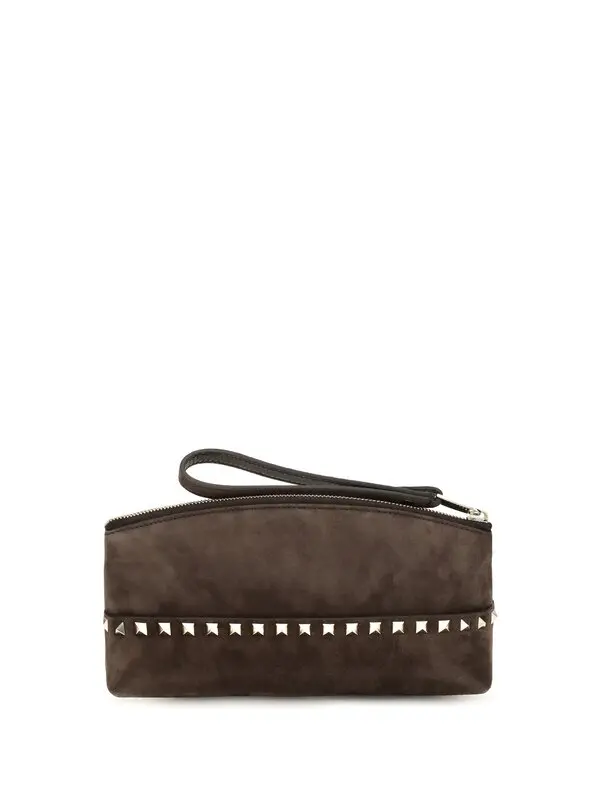 Valentino Garavani Rockstud Suede Pouch