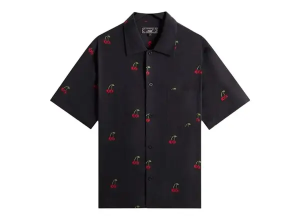 Kith Printed Cherry Cupro Linen Beckham Buttondown