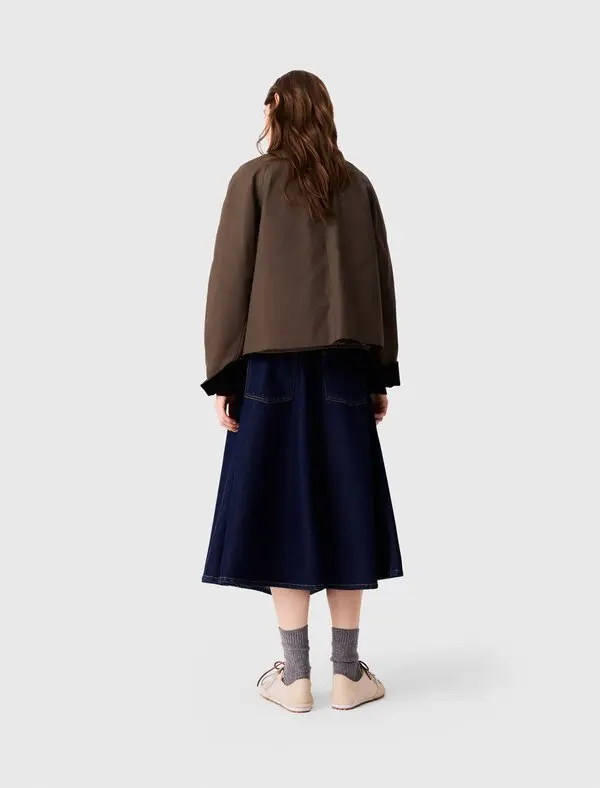Maje Cotton Trapeze Jacket