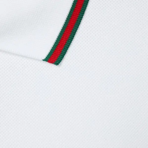 Gucci Cotton Piquet Polo Shirt With Web