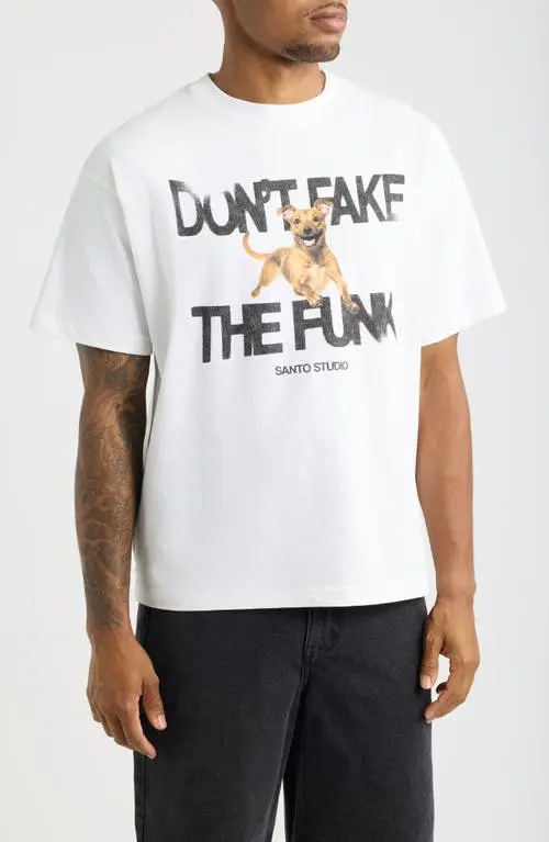 SANTO STUDIO Beware Of People Graphic Tee