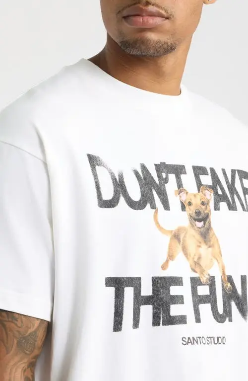 SANTO STUDIO Beware Of People Graphic Tee