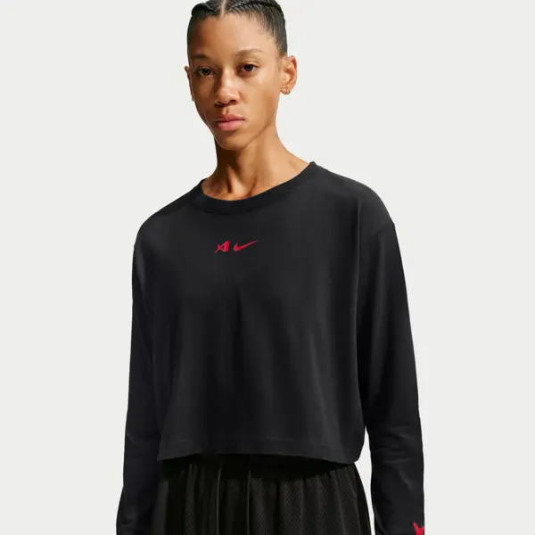 Nike A'ja A'ja Wilson Long-sleeve Basketball T-shirt - Black