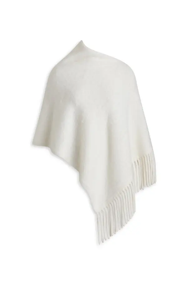 Scanlan Theodore Brushed Fringed Cape