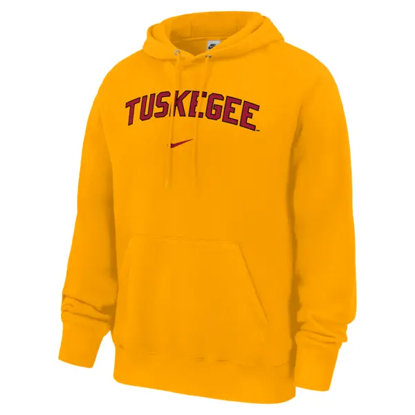Nike College Club Fleece Pullover Hoodie - Yellow