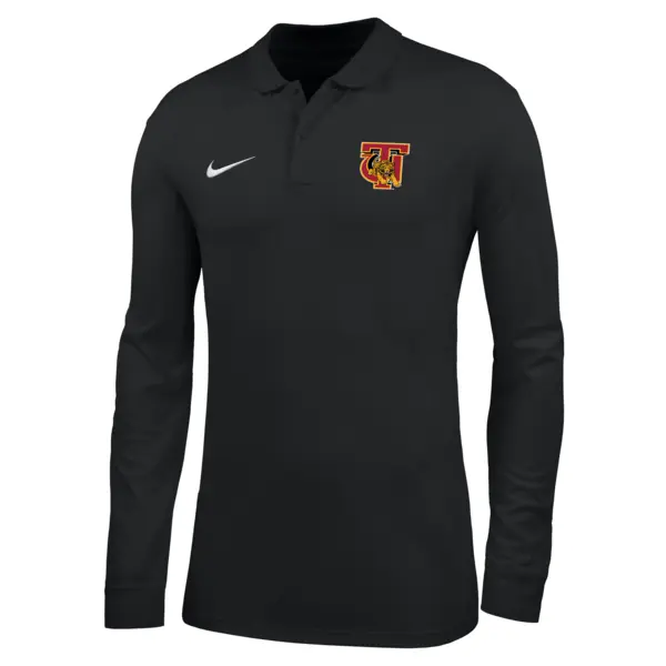 Nike College Dri-fit Long-sleeve Polo - Black