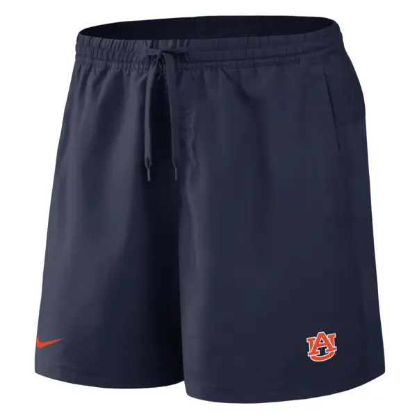 Nike Auburn Primetime Primary Logo Dri-fit College Form Shorts - Blue
