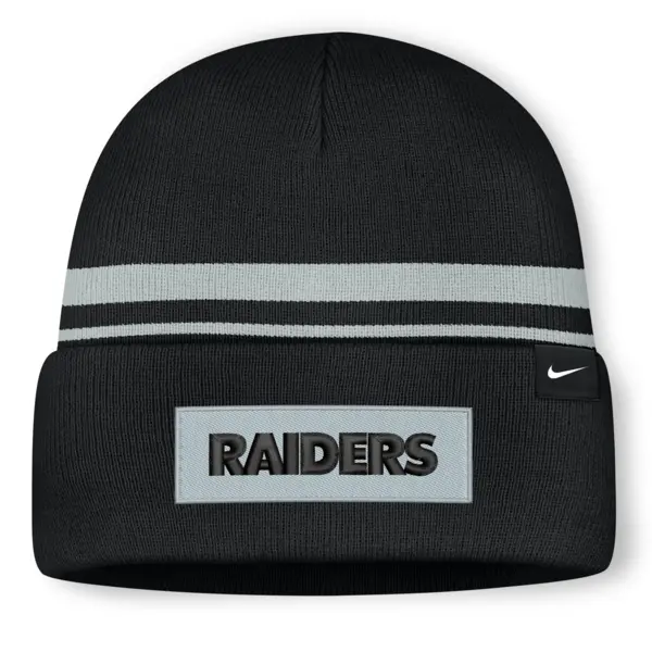 Nike Las Vegas Raiders Primetime Utility Nfl Cuffed Beanie