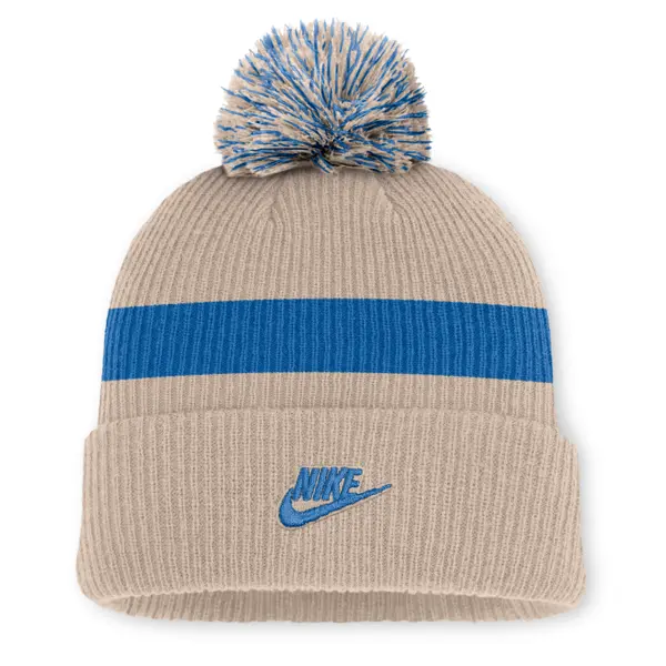 Nike Detroit Lions Cuffed Pom Beanie