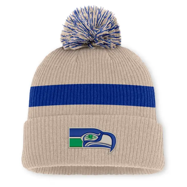 Nike Seattle Seahawks Rewind Peak Nfl Cuffed Pom Beanie