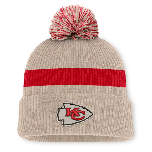 Nike Kansas City Chiefs Rewind Peak Nfl Cuffed Pom Beanie - Brown