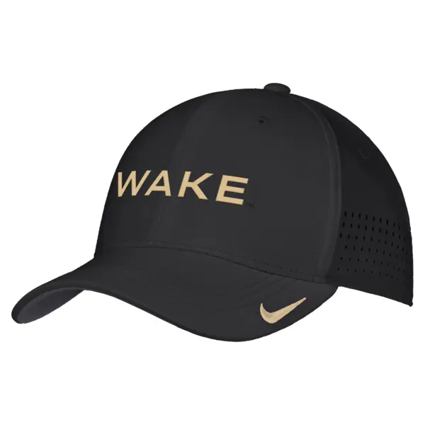 Nike Wake Forest Dri-fit College Baseball Cap - Black