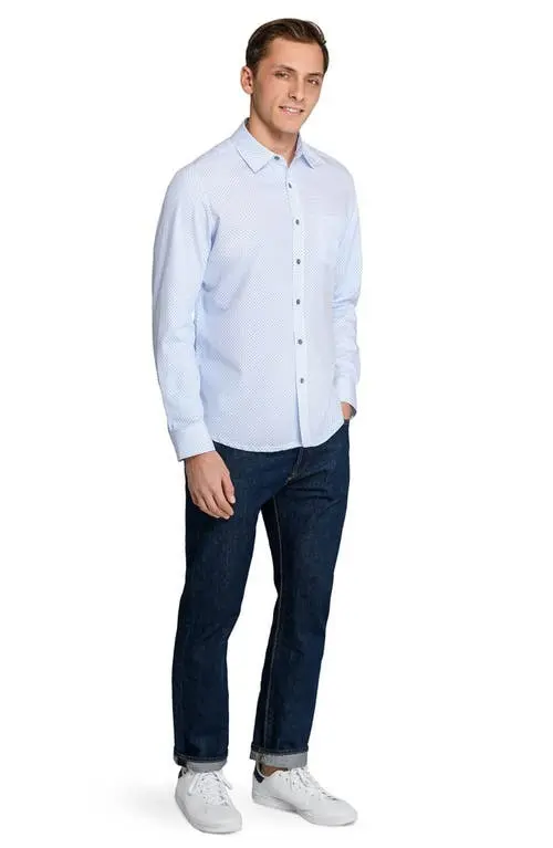 W.R.K Slim Fit Micro Geo Dot Reworked Button-up Shirt