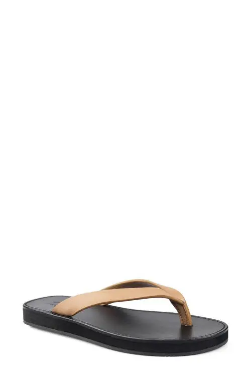 ZIGI Beachtime Leather Flip Flop - Tanlt