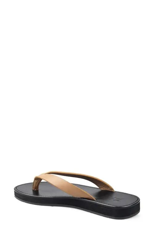 ZIGI Beachtime Leather Flip Flop - Tanlt