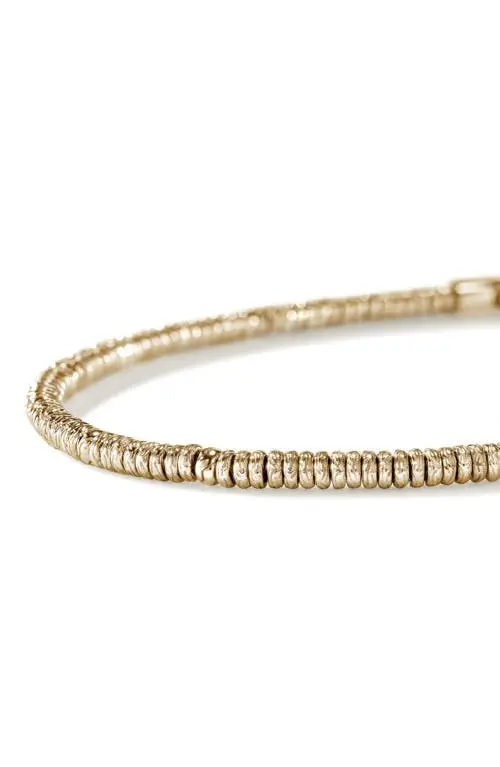 John Hardy Heishi 14k Bracelet