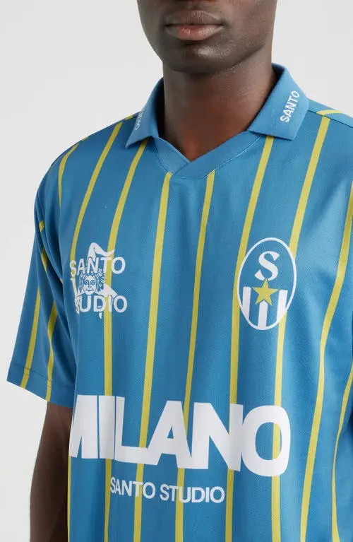 SANTO STUDIO Milano 7 Club Jersey With Vertical Stripes