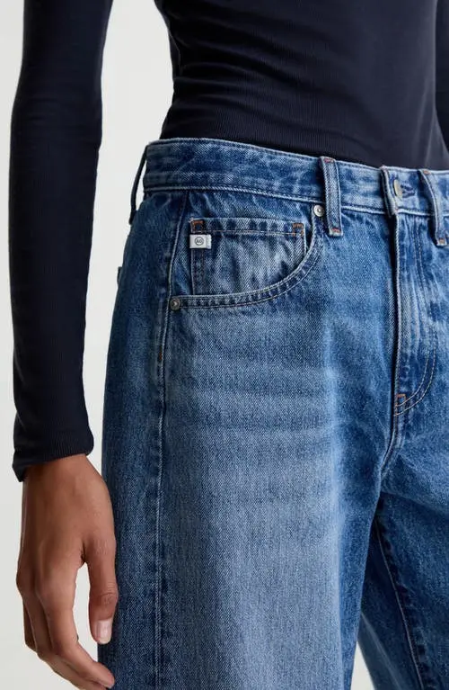 Ag Hattie High Waist Ankle Barrel Leg Jeans