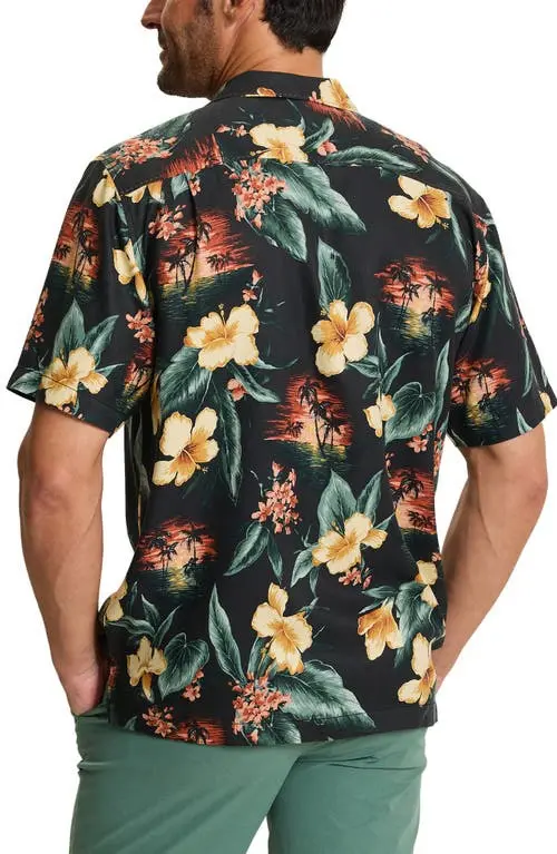 Tommy Bahama Kua Sunset Silk Camp Shirt