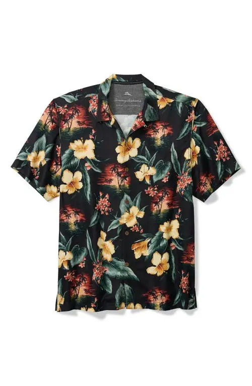 Tommy Bahama Kua Sunset Silk Camp Shirt