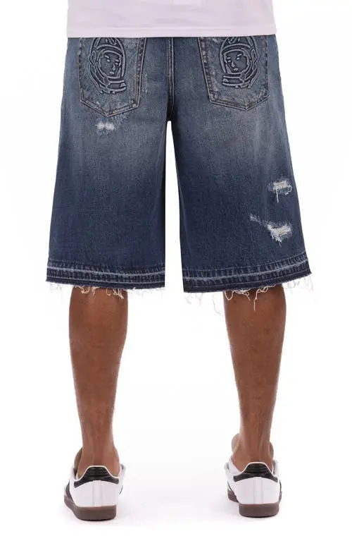 BILLIONAIRE BOYS CLUB Onibaba Distressed Denim Shorts