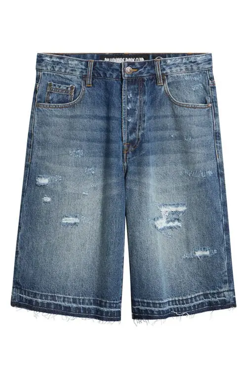 BILLIONAIRE BOYS CLUB Onibaba Distressed Denim Shorts