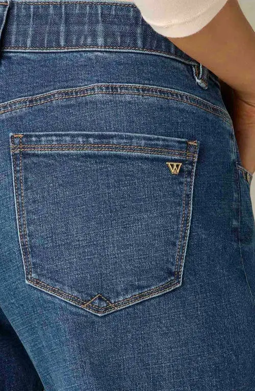 Wit & Wisdom Sam Mid Rise Wide Leg Jeans