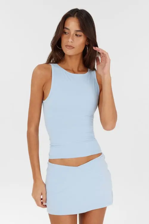SASHA THERESE Pippa Tank - Light Blue